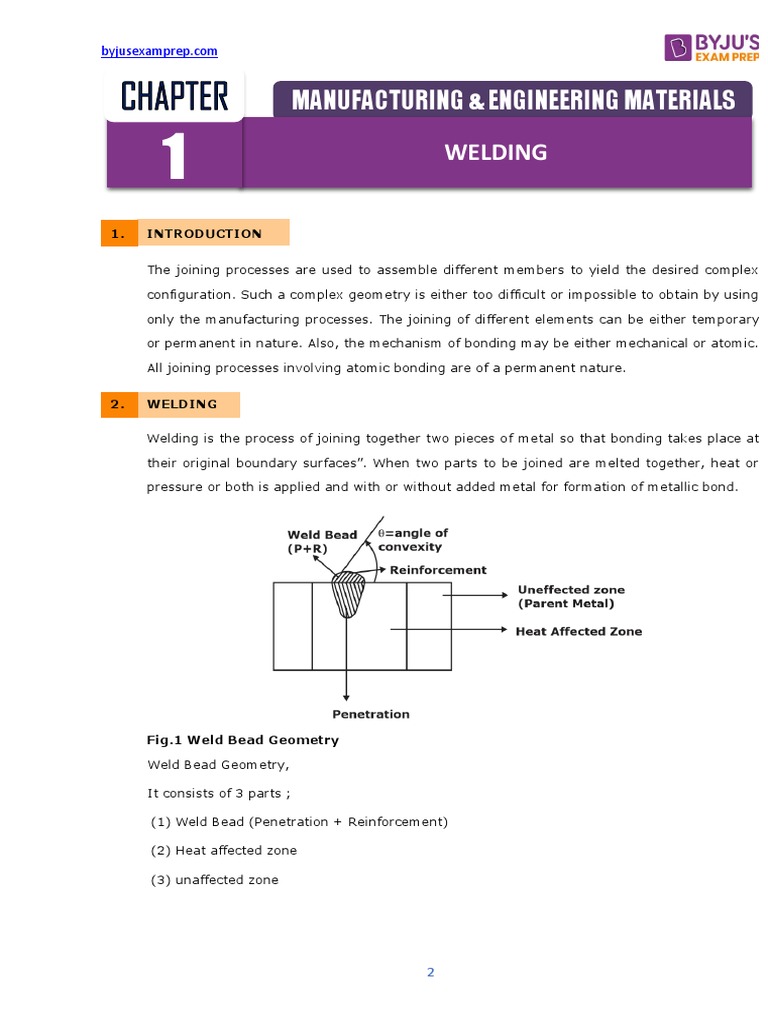 Manufacturing and Engineering Materials 1 - Study Notes | PDF