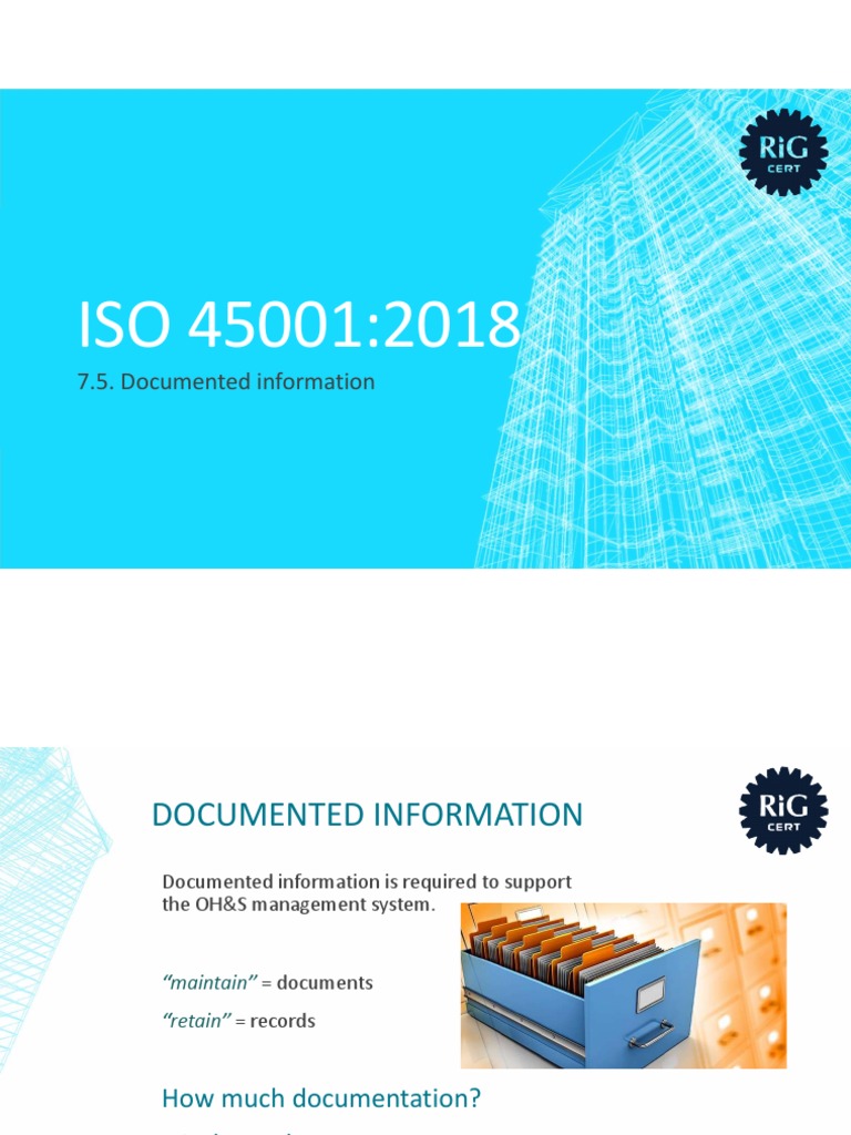 ISO 45001: Documented Information Control | PDF | Business