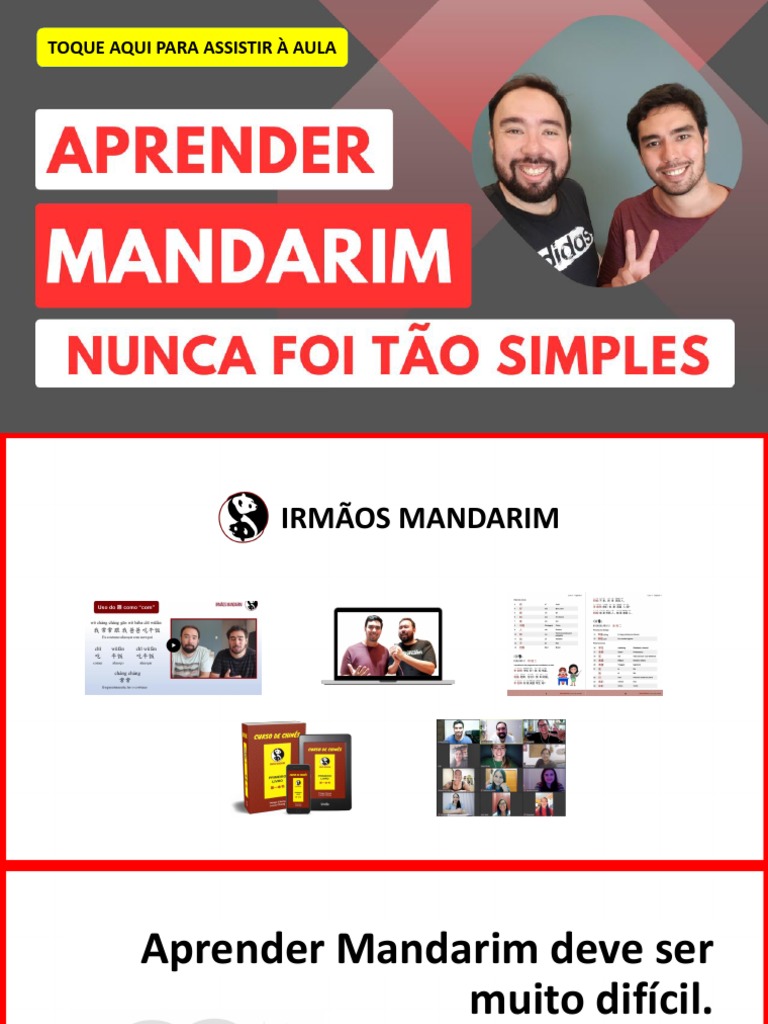 Material - Live Irmãos Mandarim | PDF