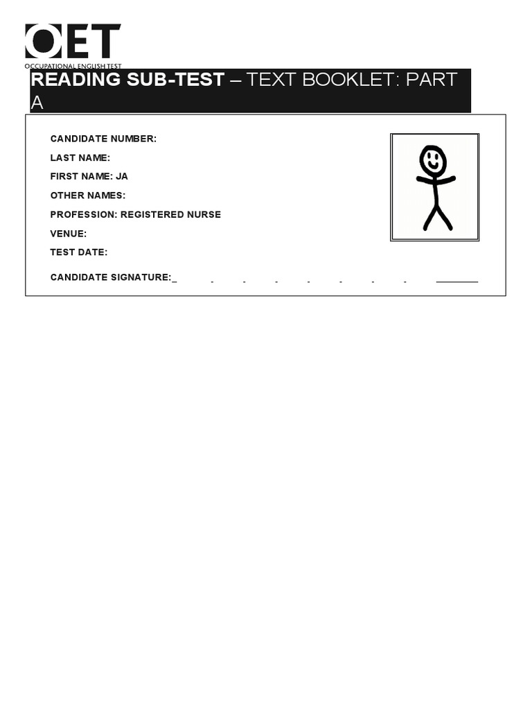 ABC READING TEST | PDF