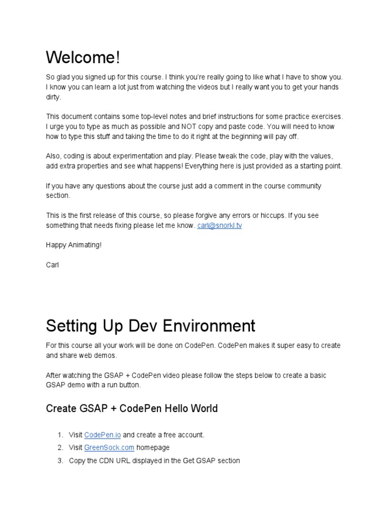 GSAP 3 Express Notes | PDF