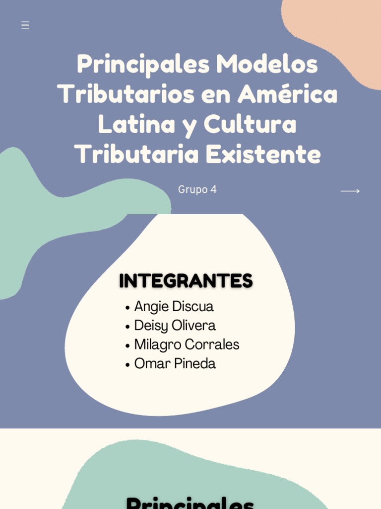 Modelos Tributarios | PDF | Finanzas y dinero
