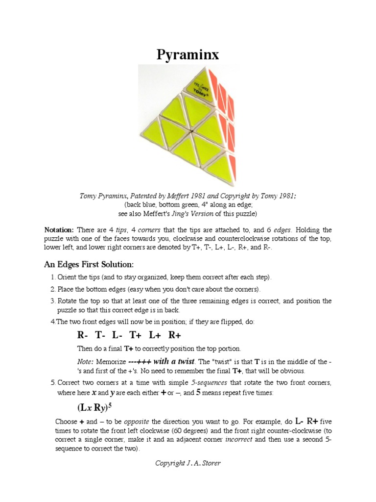 Pyraminx Pdf