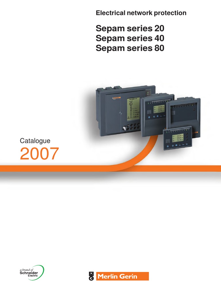 Sepam 20 40 80 SEPED303005EN | PDF | Relay | Scada
