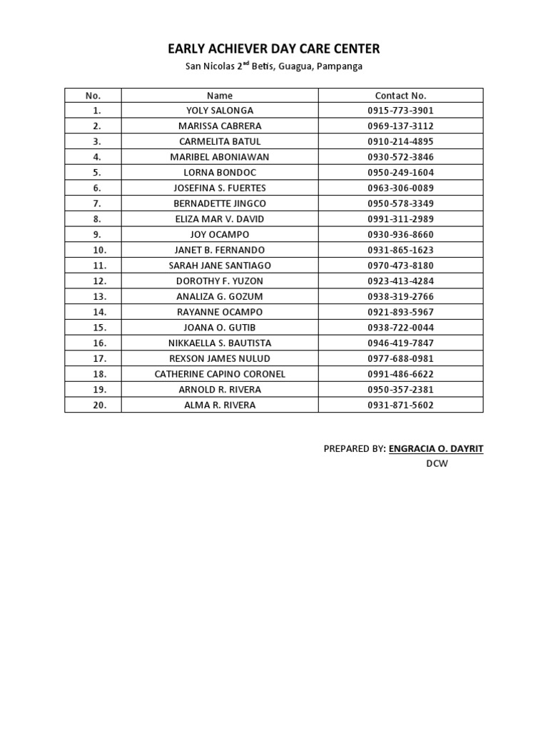 EARLY ACHIEVER DCC Indigent Parents Form | PDF
