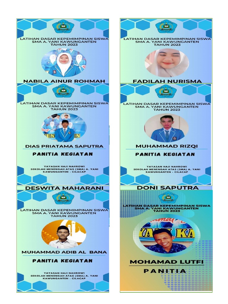 Id Card Panitia | PDF