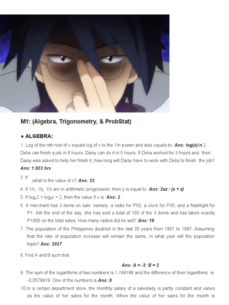 Correl Review | PDF | Triangle | Mean