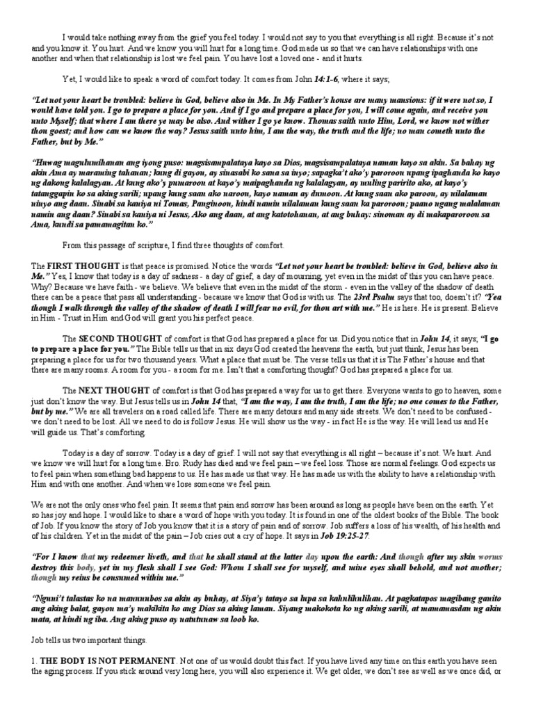 Funeral Service | PDF