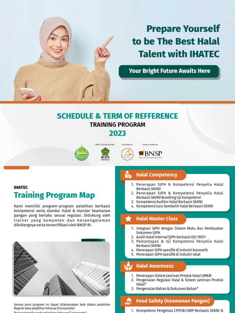 Schedule Halal IHATEC | PDF