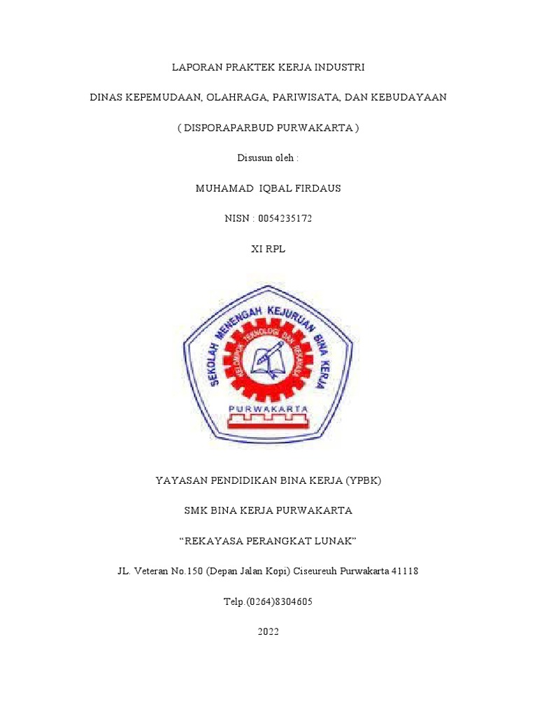Laporan Praktek Kerja Industri | PDF Laporan Praktek Kerja Industri | PDF
