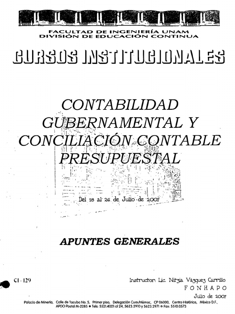 Libro Contabilidad Gubernamental | PDF | Contabilidad | Presupuesto
