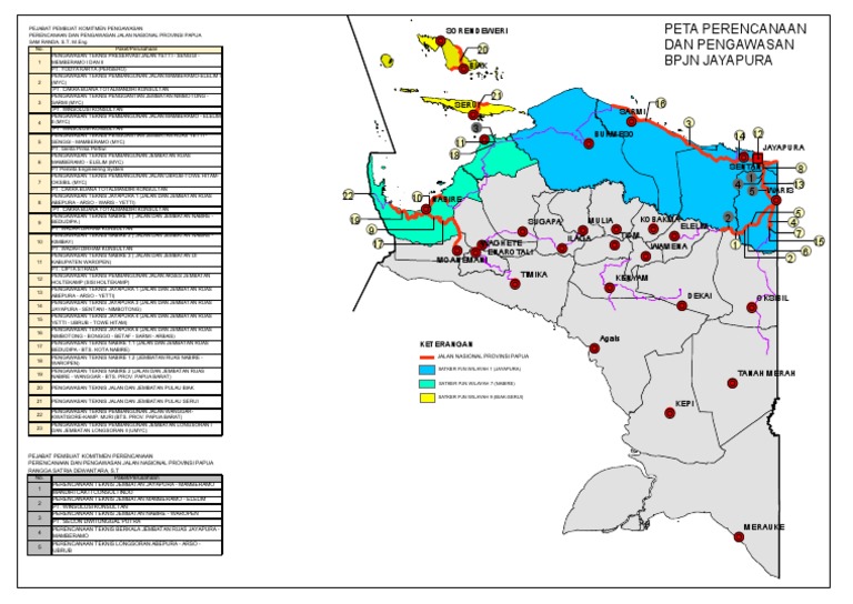 PETA Pengawasan P2JN A4 | PDF