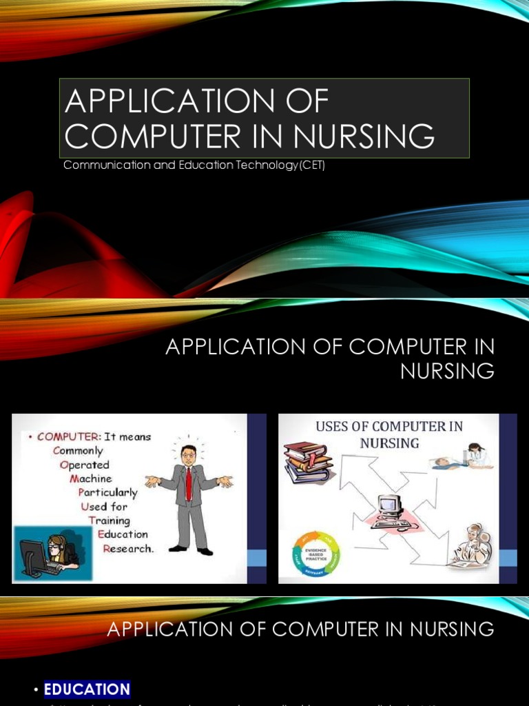 Application - of - Computer - in - Nursing (1) Debasis Sahoo | PDF
