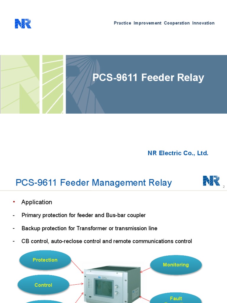 PCS-9611 Feeder Relay Overview | PDF | Computers