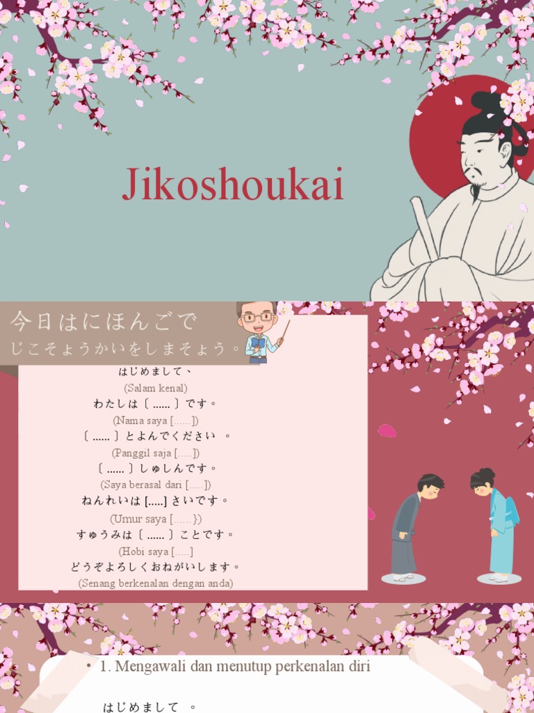 Jikoshoukai Presentation | PDF