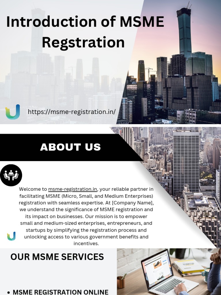 Introduction of MSME Regstration | PDF | Small And Medium Sized ...