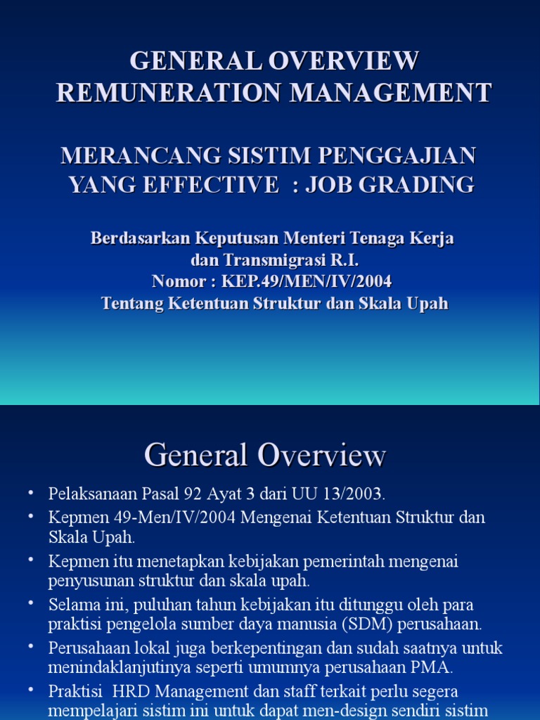 Overview Job Grading | PDF