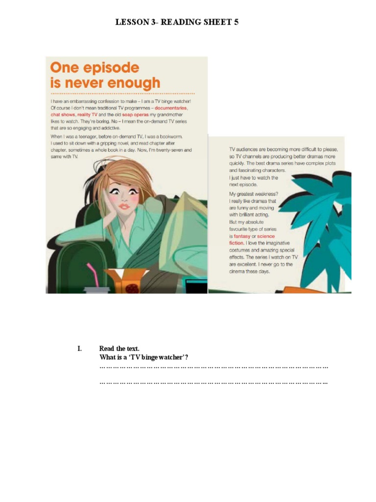 Reading Sheet 5 - 3.1 | PDF