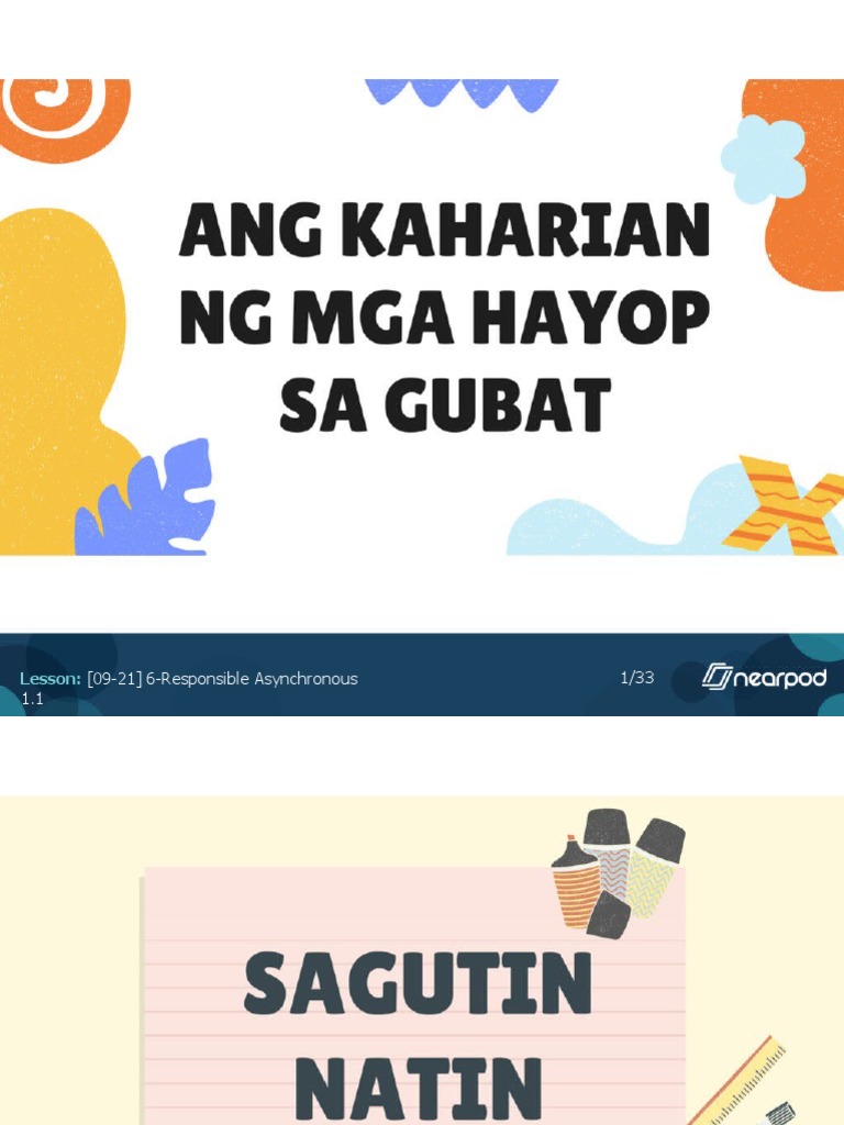 09-21 (A) [Ang Kaharian ng mga Hayop sa Gubat] | PDF