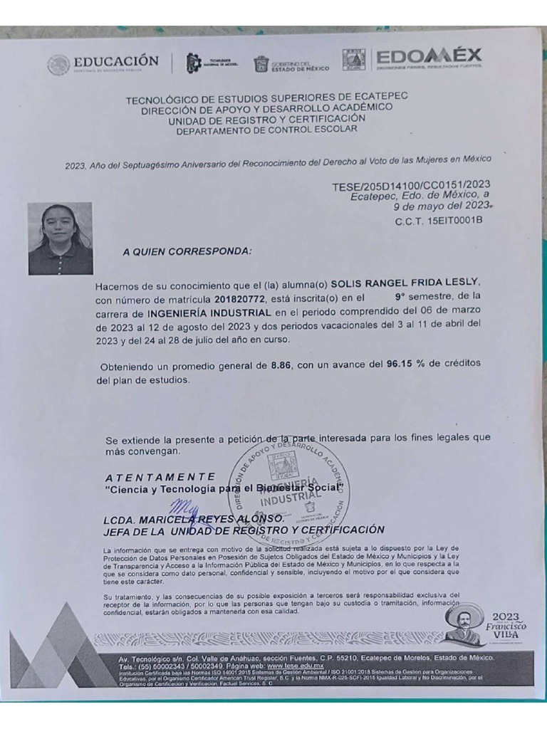 Documentos Frida Solis | PDF