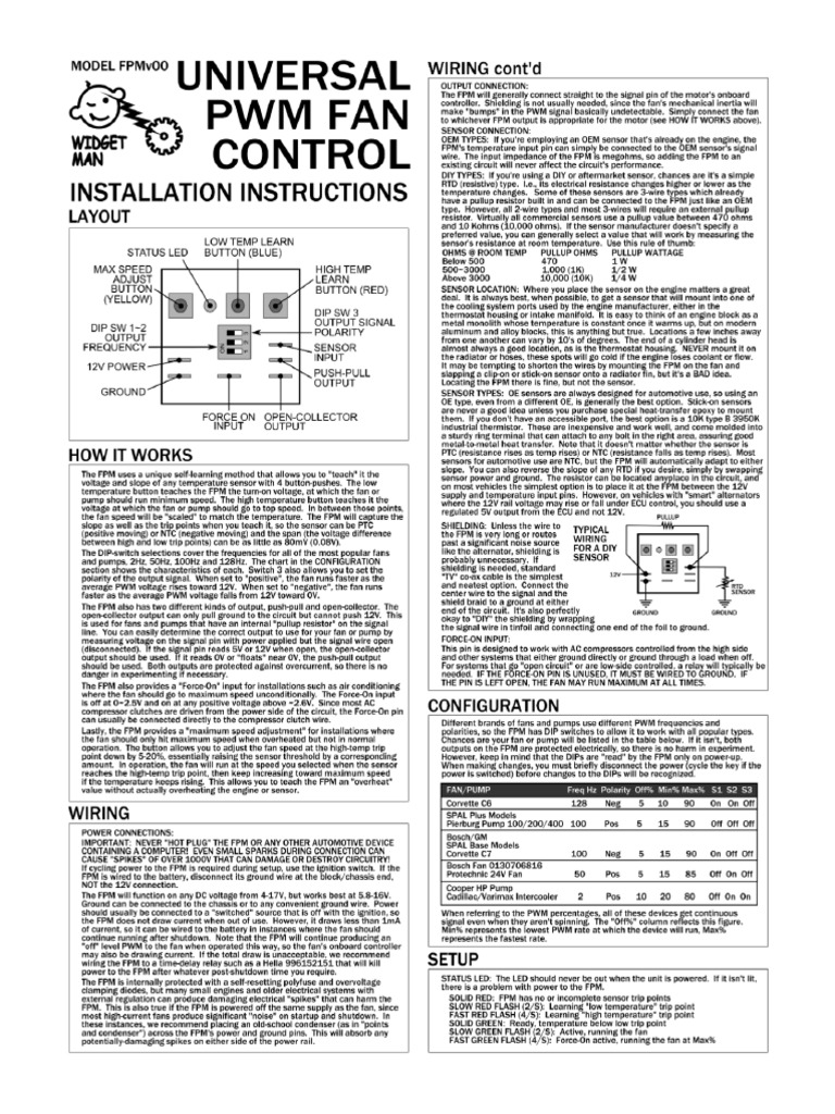Ebay Pwm Fan Controller Pdf