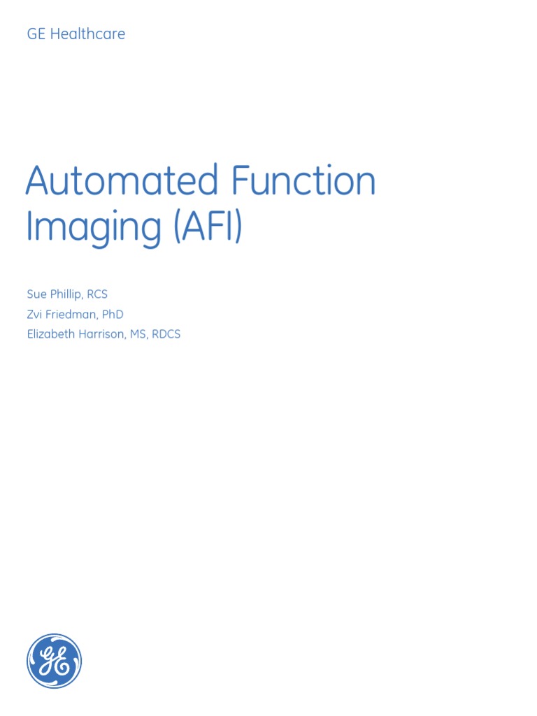 Automated Function Imaging | PDF | Magnetic Resonance Imaging | Heart
