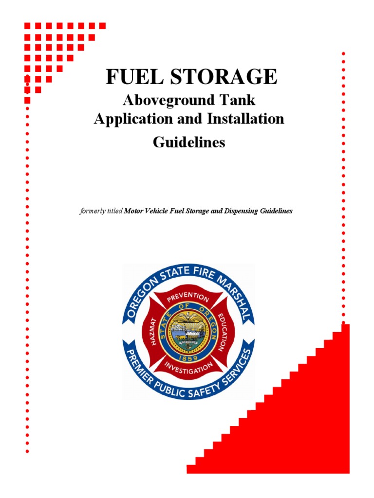 Fuel Storage Agt Guide | PDF | Fires | Fire Safety