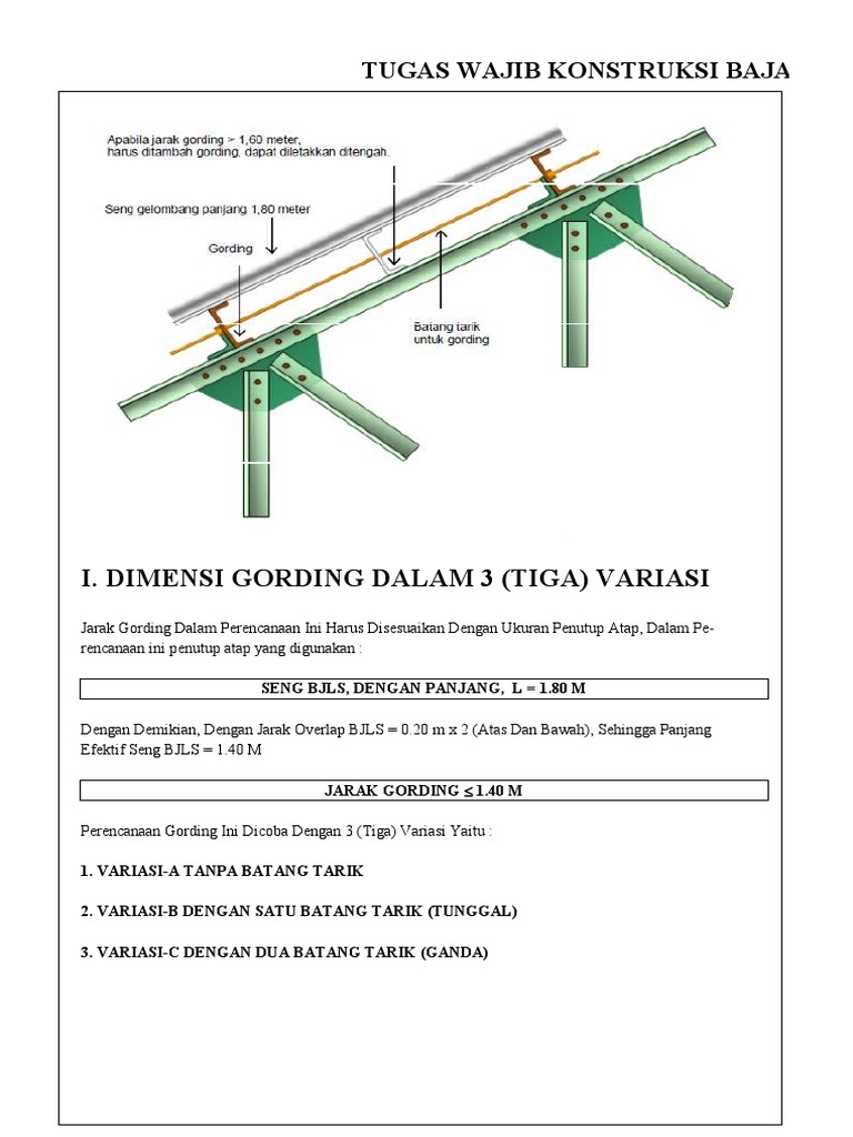 1 Gording | PDF