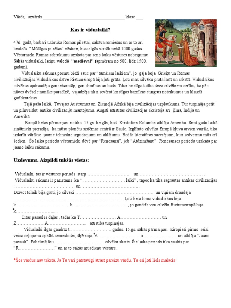Kas Ir Viduslaiki | PDF