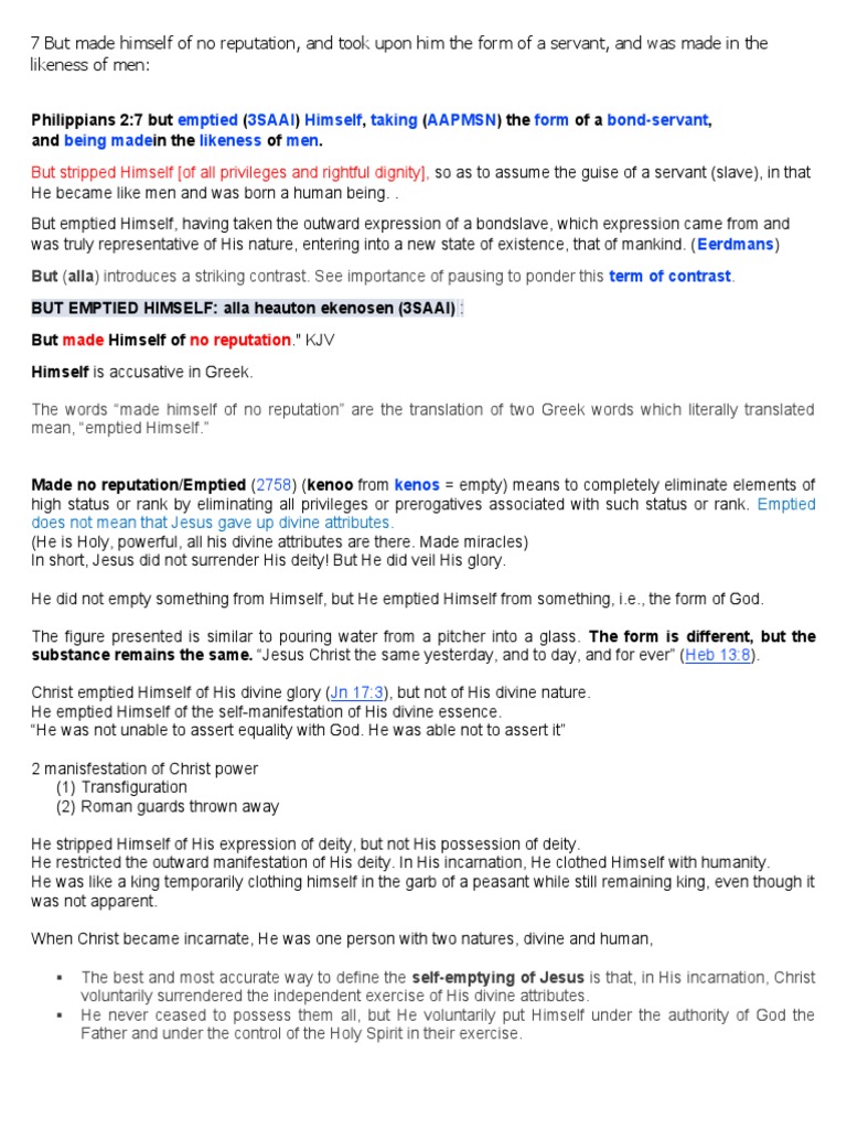 Philippians 2 - 7-8 | PDF