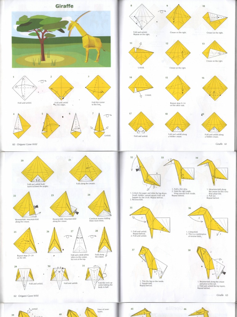 John Montroll - Giraffe | PDF