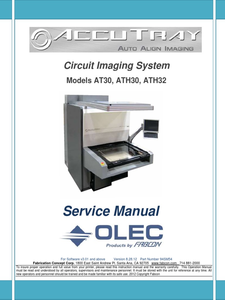 Accutray At30 | PDF | Ultraviolet | Electromagnetic Spectrum