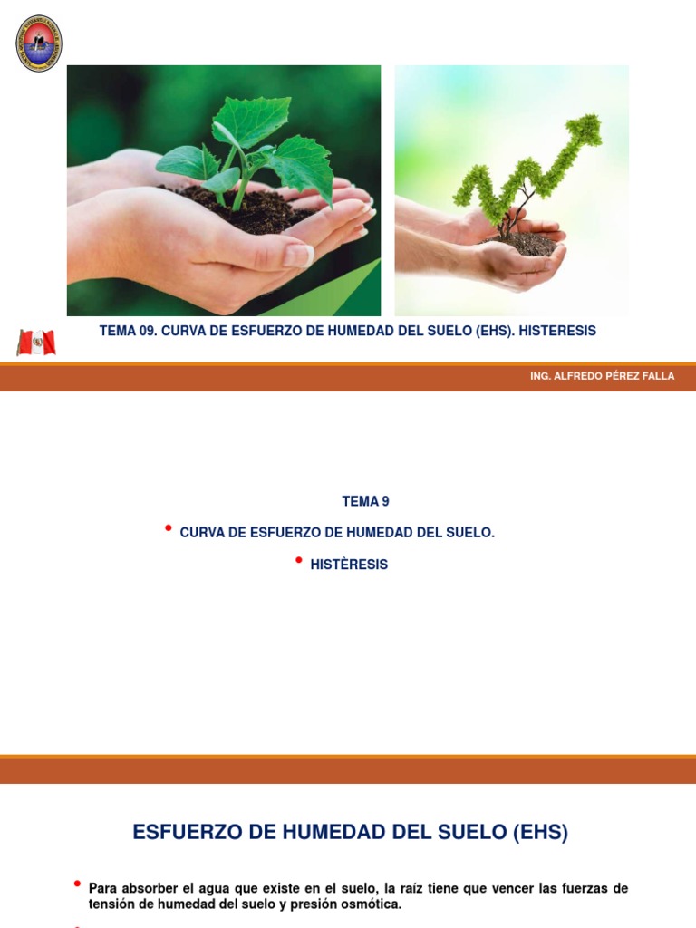 Tema 9. Curvas de Esfuerzo de Humedad del Suelo (EHS) | PDF