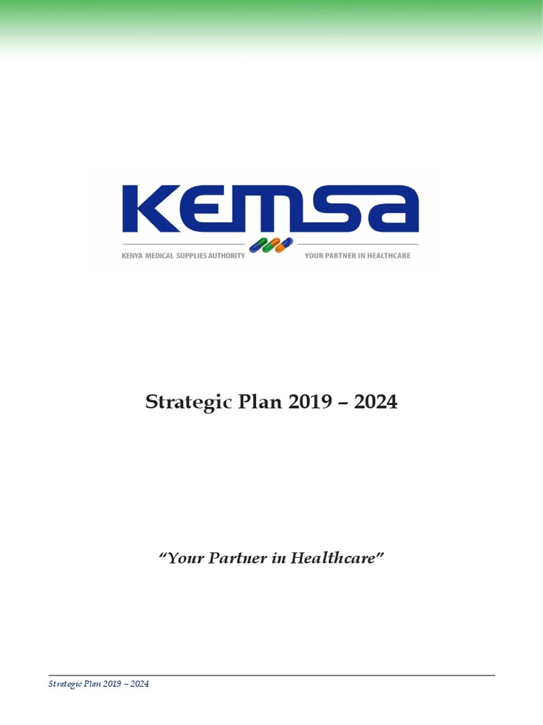 Kemsa Strategic Plan | PDF