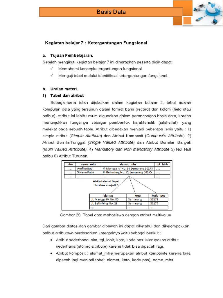 Modul 7 Ketergantungan Fungsional | PDF