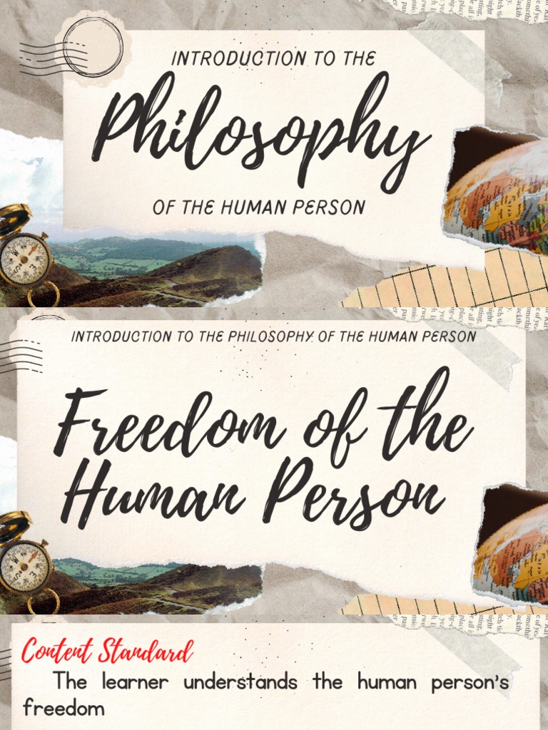v2 Freedom of The Human Person | PDF | Free Will | Prudence