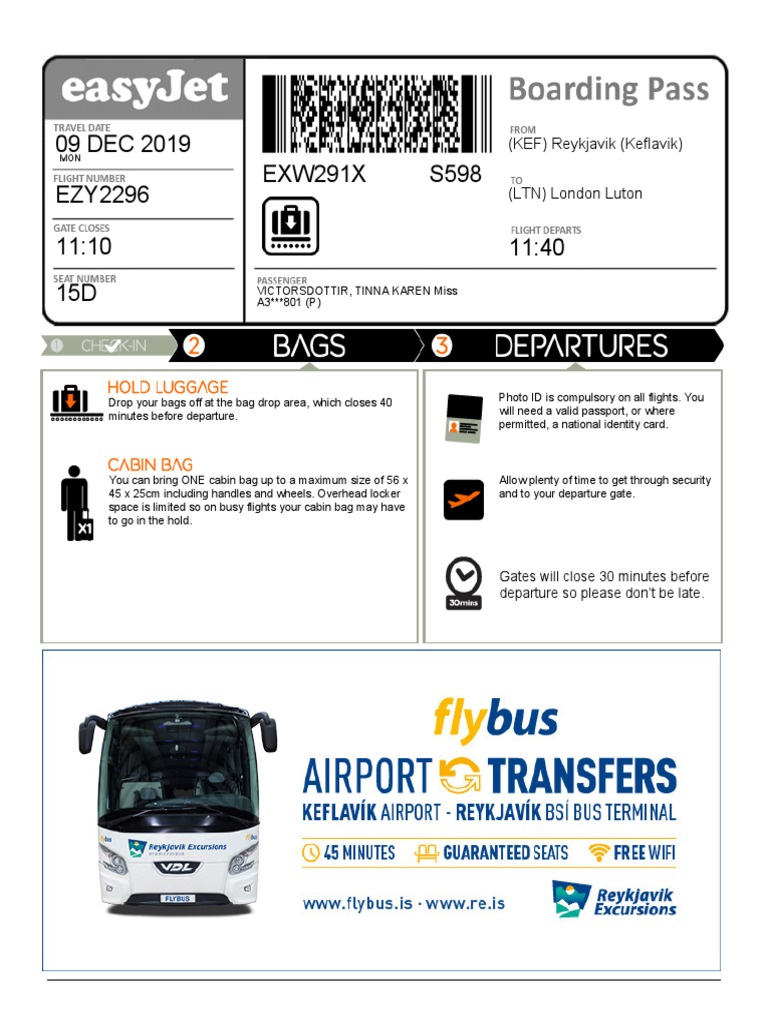 Boarding Pass | PDF