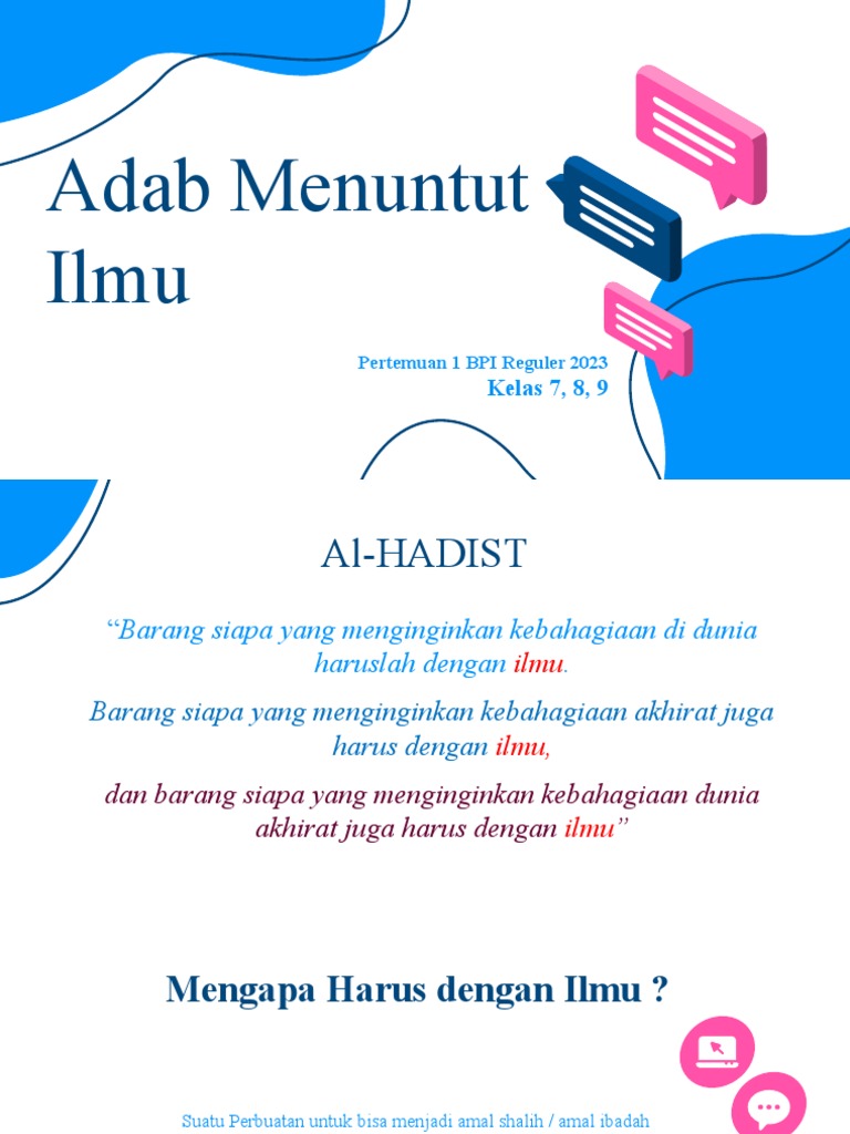Adab Menuntut Ilmu | PDF