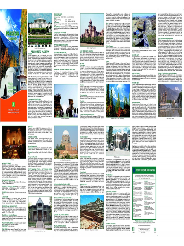 Pakistan Tourist Guide Map | PDF