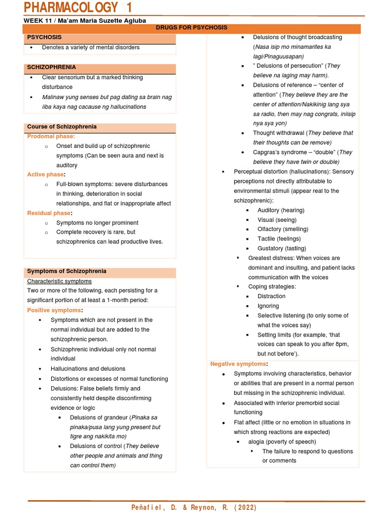 Psychosis | PDF | Antipsychotic | Schizophrenia
