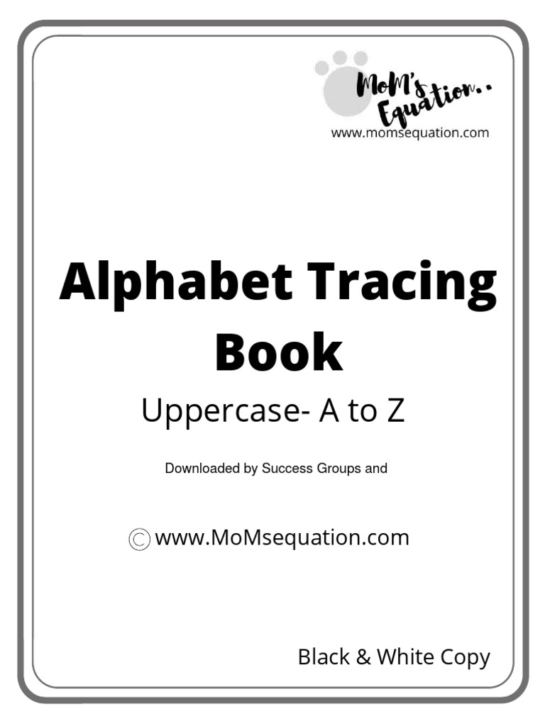 Alphabet-A-Z-Tracing-Worksheet-Book | PDF