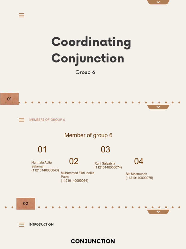 Coordinating Conjunction | PDF | Phrase | Clause