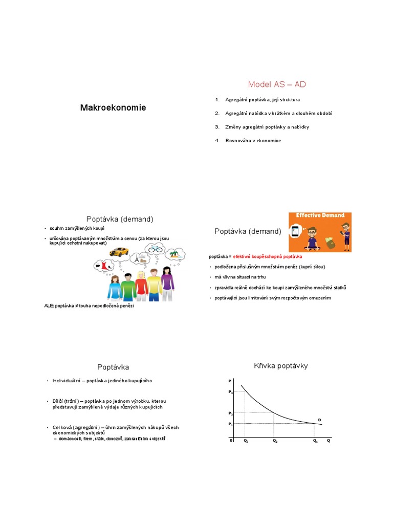 Makroekonomie: Model AS - AD | PDF
