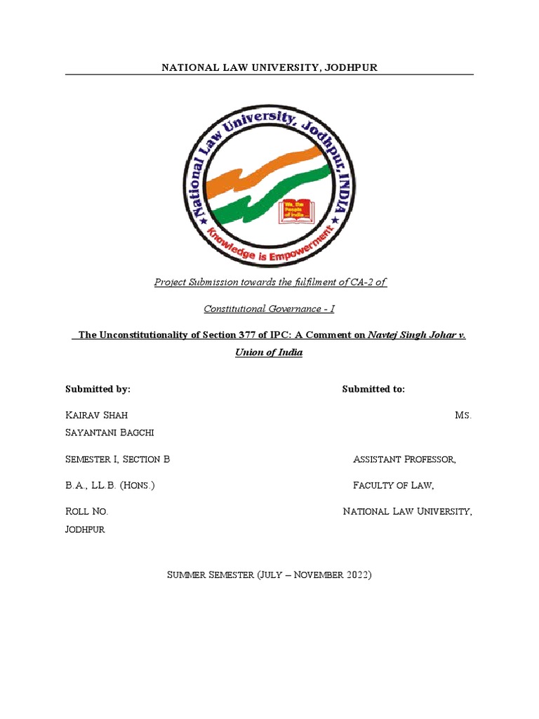 Kairav Shah_Case Comment | PDF