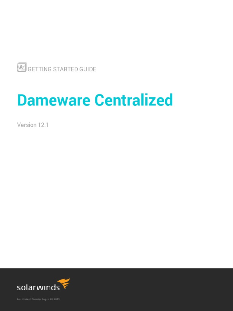 Dameware Getting Started Guide | PDF