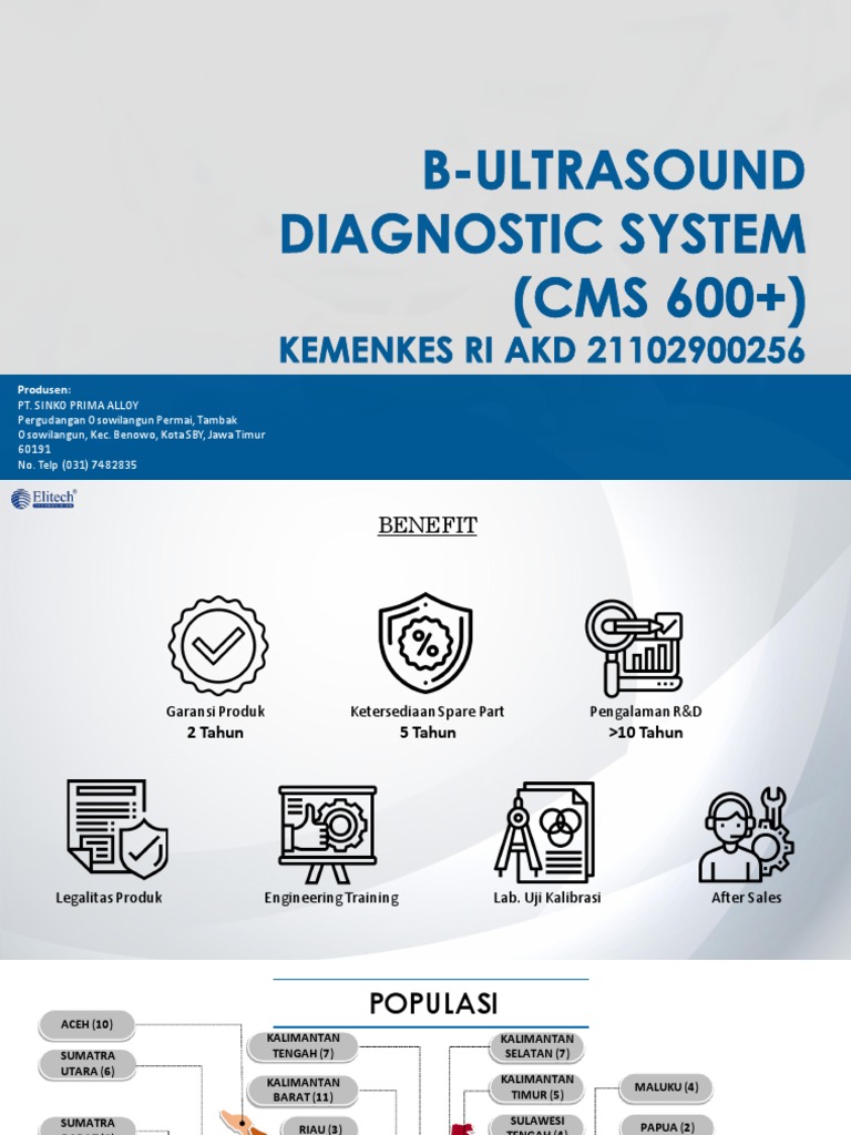 USG 2D Elitech CMS600plus Pembuktian Kesesuaian Spek Kemenkes | PDF