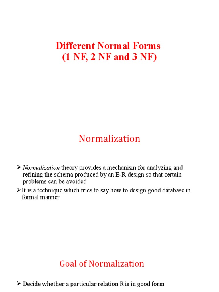 Different Normal Forms | PDF | Information Science | Computer Programming