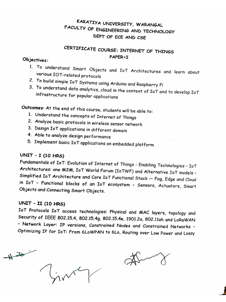 Iot Certificate | PDF