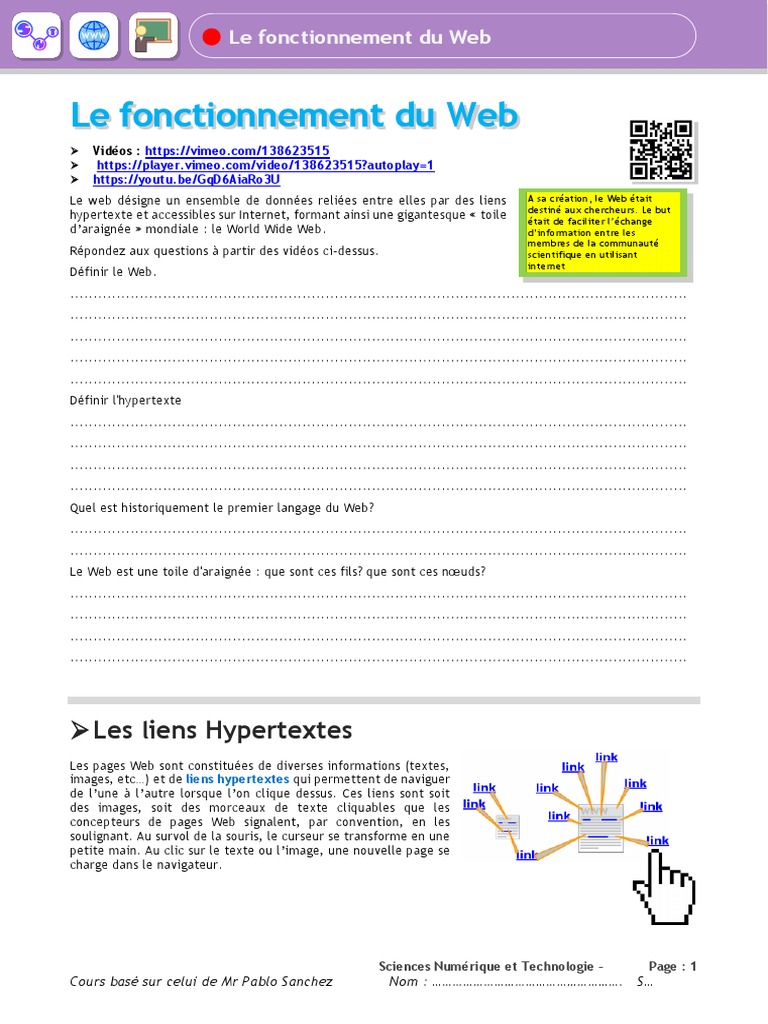 Ch2 S2 - Le Fonctionnement Du Web | PDF | Internet | Internet et Web