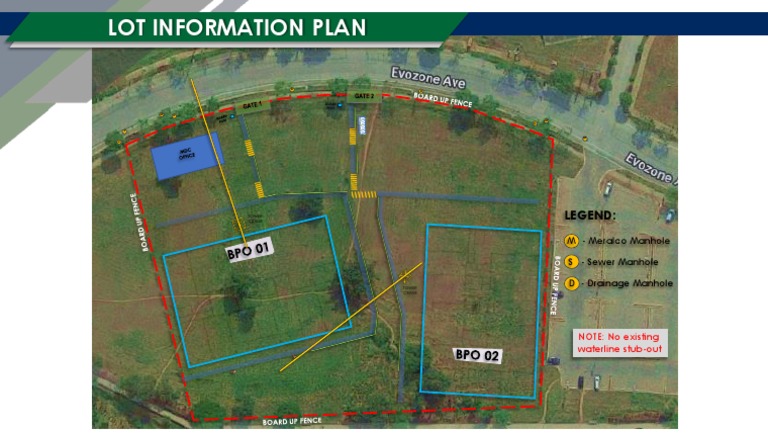 Legend:: - Meralco Manhole M S - Sewer Manhole - Drainage Manhole D | PDF